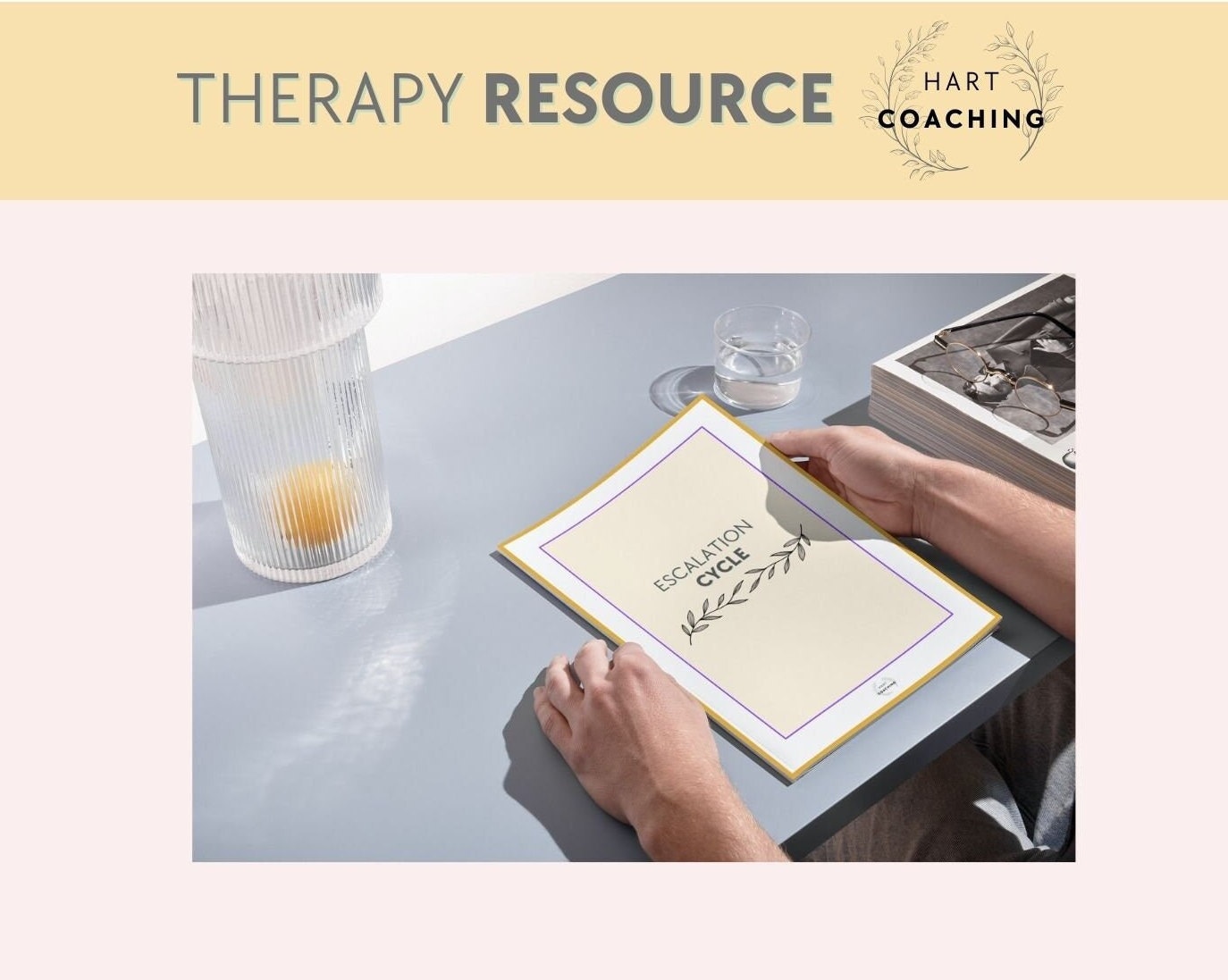 Downloadable Escalation Cycle Therapy Worksheet, Stages of Escalation ...