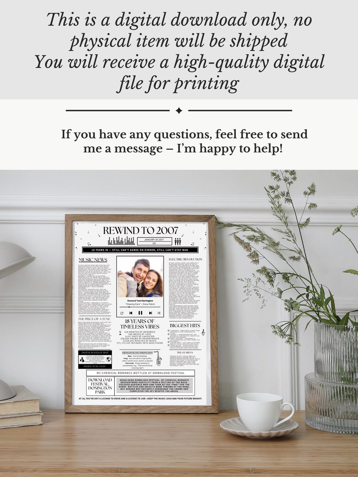 18th Anniversary Music Newspaper Poster: 2007 UK Version (digital ...