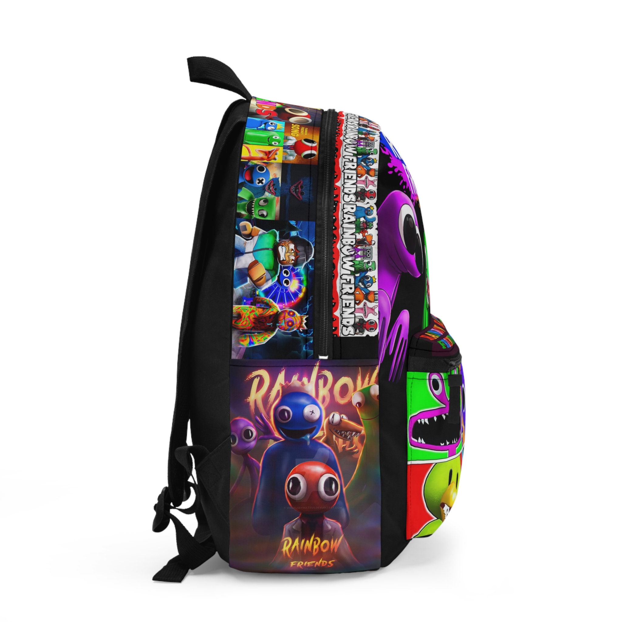Rainbow Friends Backpack, Kids Customized Backpack, All Rainbow Friends ...