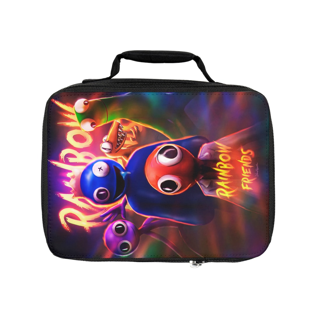 Lunch Bag Lunch Bag Kids Rainbow Friends Lunch Bag Animated - Etsy