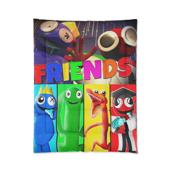 Rainbow Friends Blanket - Etsy