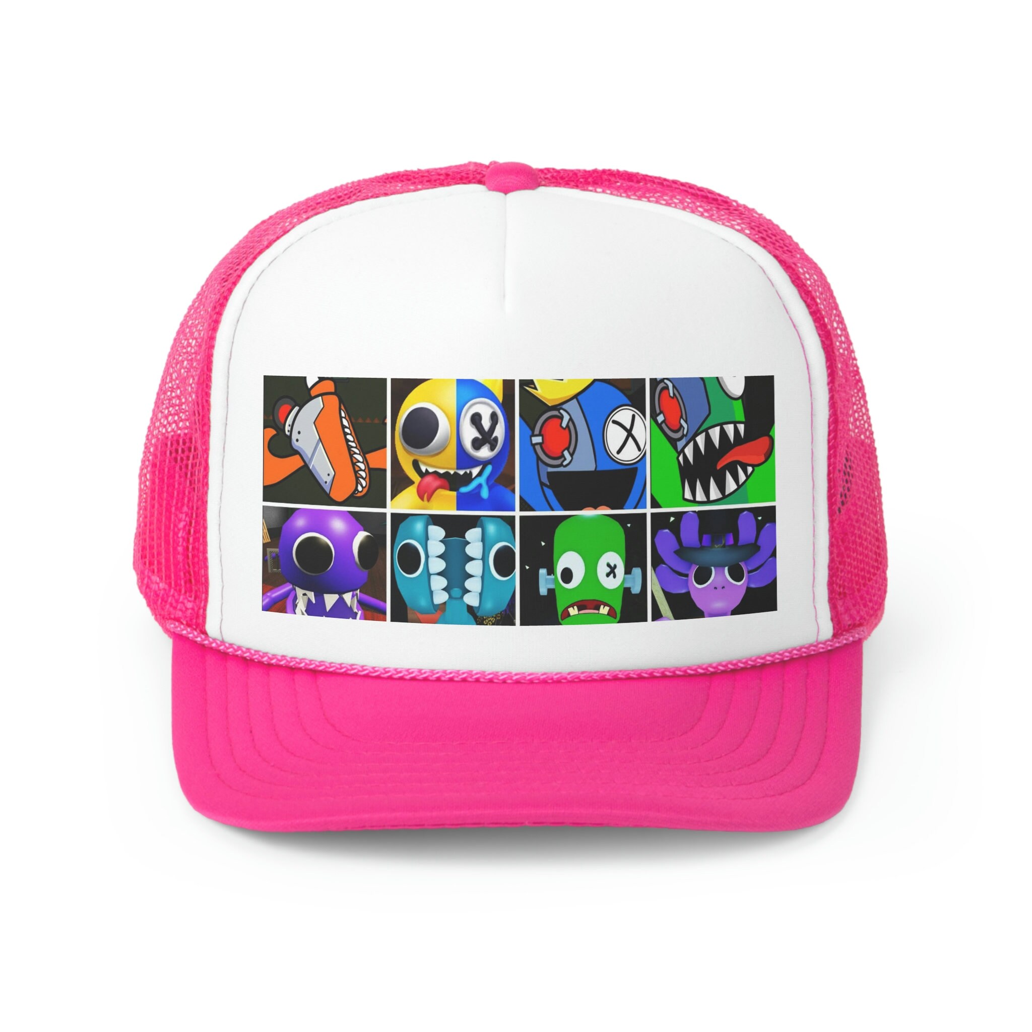 My Rainbow Friends Trucker Caps,rainbow Friends Hat, Red and Blue Hat ...