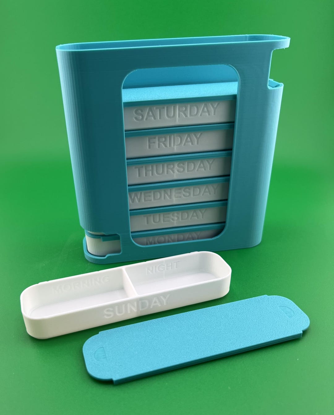 AM / PM Pill Container, 7 Day Organizer - Etsy