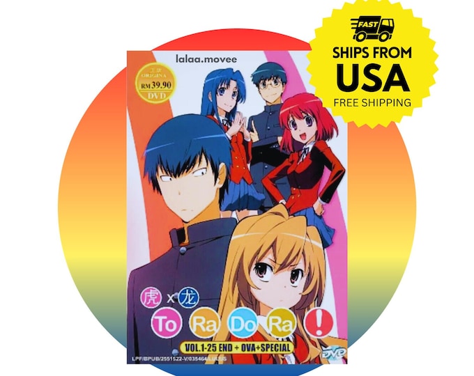DVD Anime Toradora ! Complete TV Series (1-25 End) + OVA + Special ...