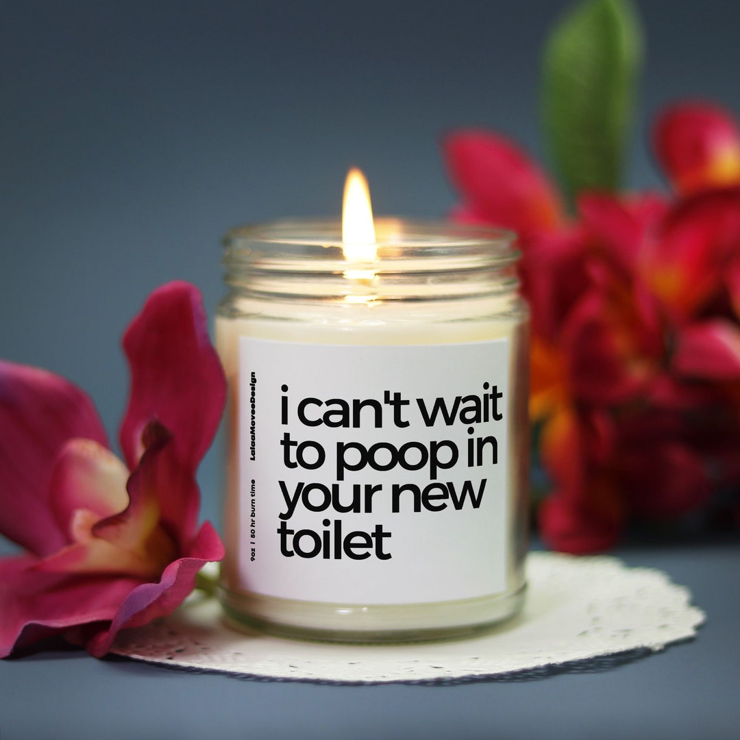 Poop in Your New Toilet Scented Soy Candle, Best Friend Gift ...