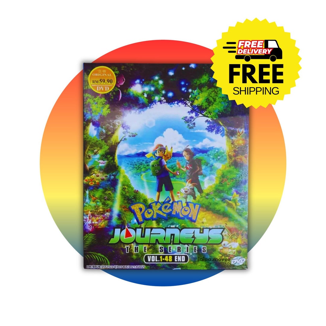 New Set Dvd Anime Pokemon Journey : the Series Volume 1- 48 End ...