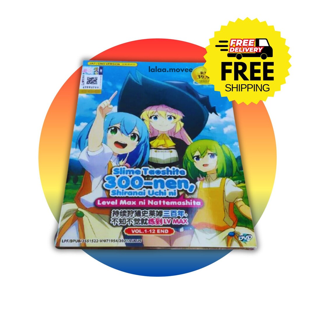 New Set Dvd Anime SLIME TAOSHITE 300-NEN ( Volume 1- 12 End) English ...