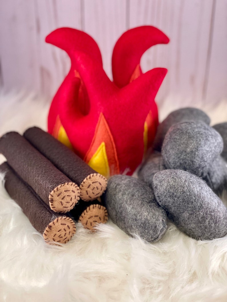 Felt Campfire the Ember - Etsy