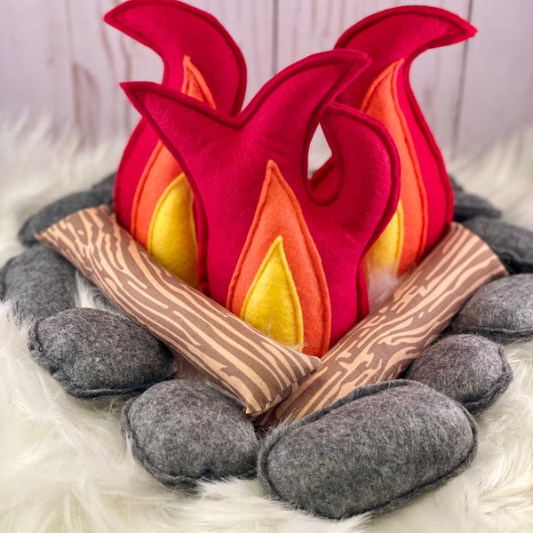 Felt Campfire - Etsy