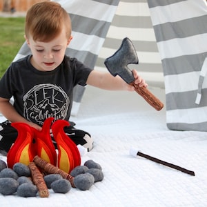 Felt Lumberjack Axe: Soft Toy for Pretend Play - Etsy