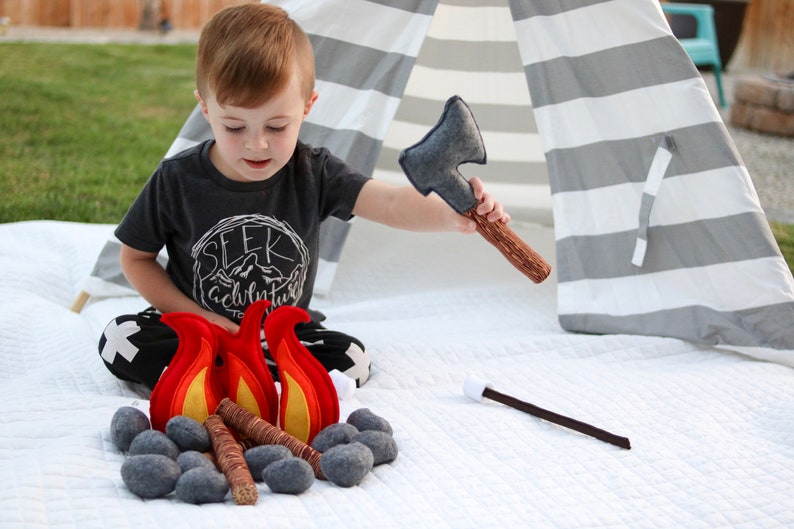 Felt Lumberjack Axe: Soft Toy for Pretend Play - Etsy