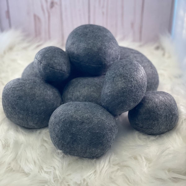 Felt Rocks - Etsy