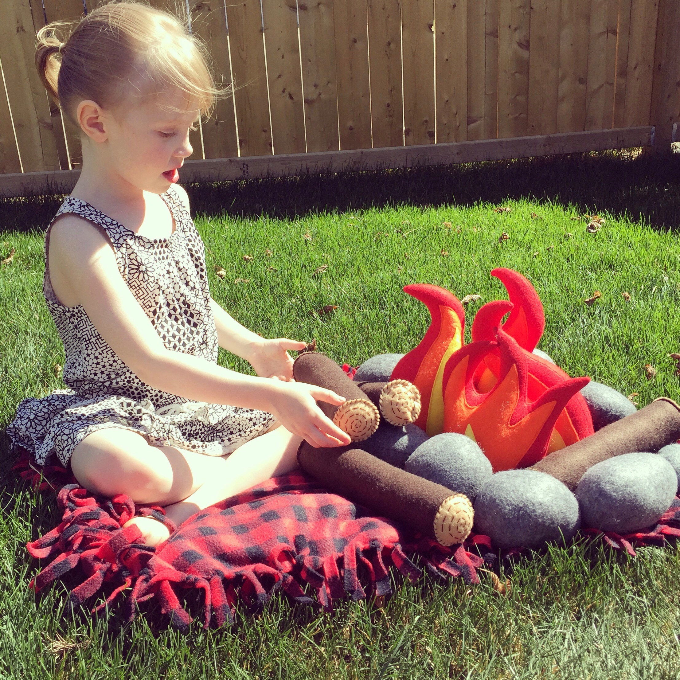 Felt Campfire DIY Kit for the Blaze - Etsy