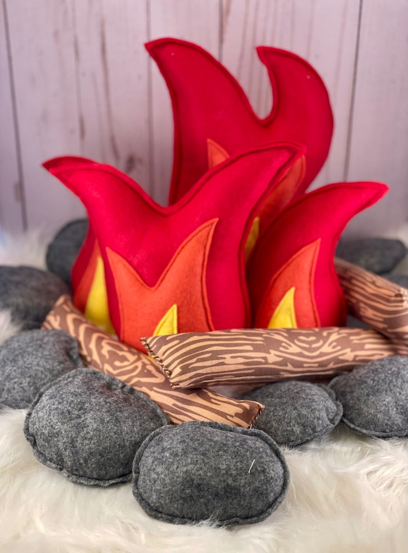Felt Campfire the Camping Buddy - Etsy