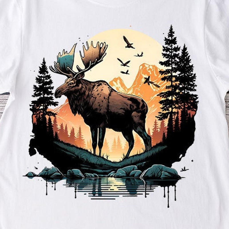 Moose Graphic - Etsy
