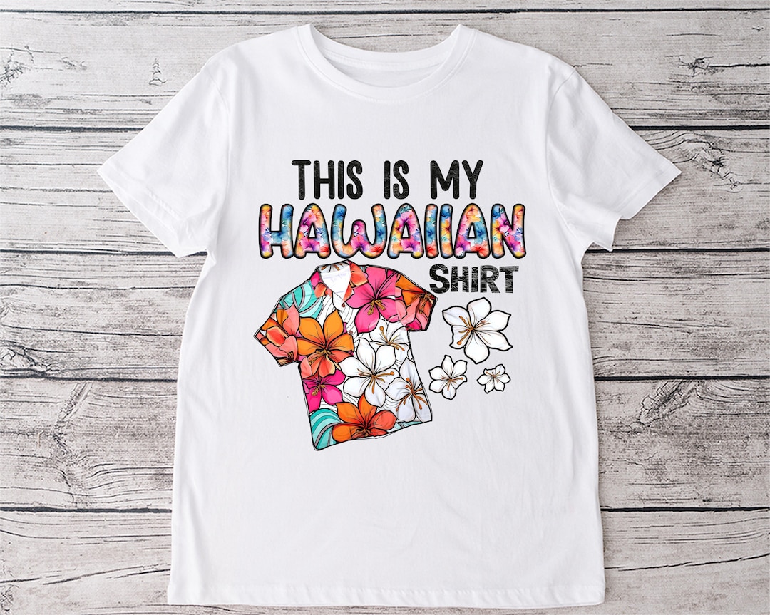 Hawaiian PNG Sublimation Printable Hawaiian Shirt Summer Costume ...