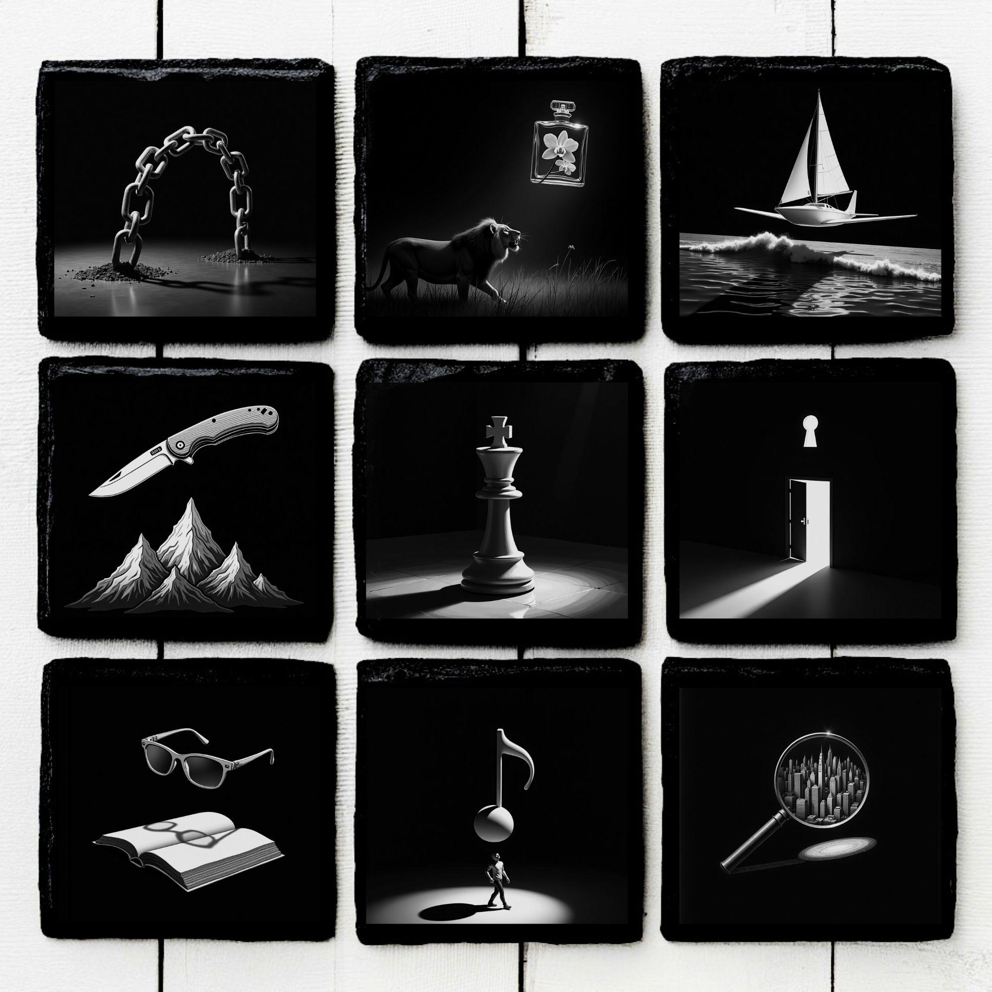 Slate Engraving Files Realistic 3D Shadow Illusion Concepts Bundle ...