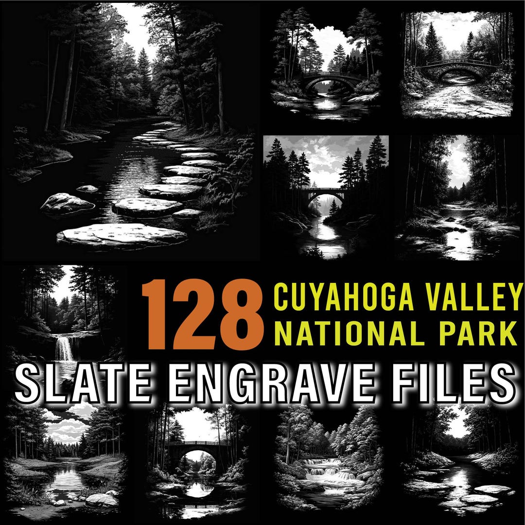 Slate Engraving Files Cuyahoga Valley National Park Scene Collection ...