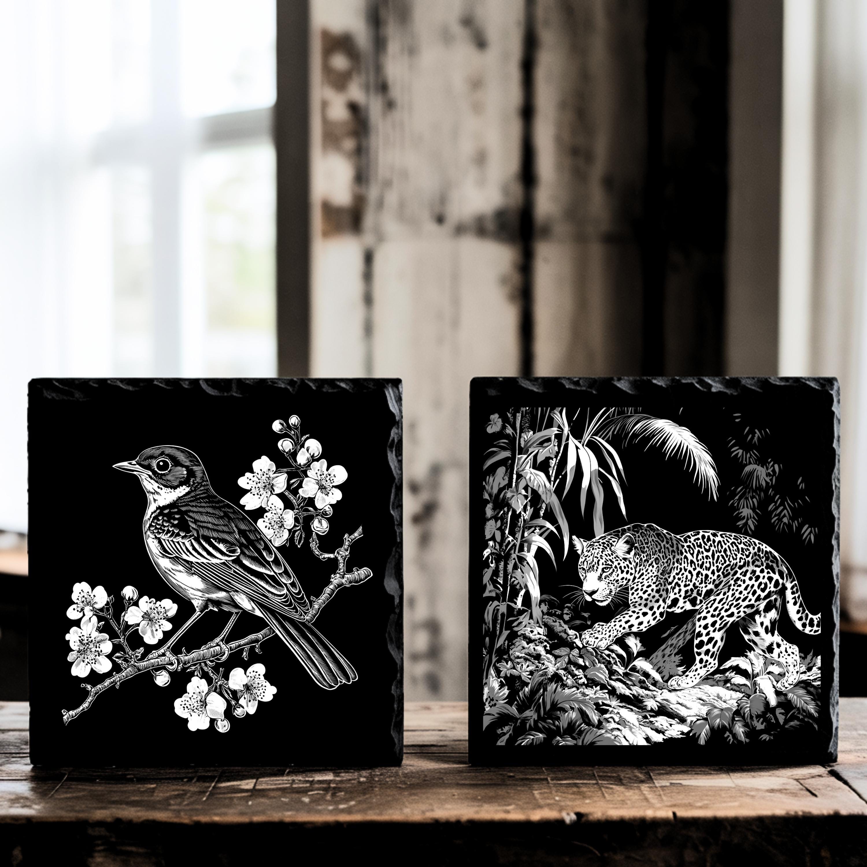 Slate Engraving Files | Animals in Wilderness | Mega Bundle | Wild ...