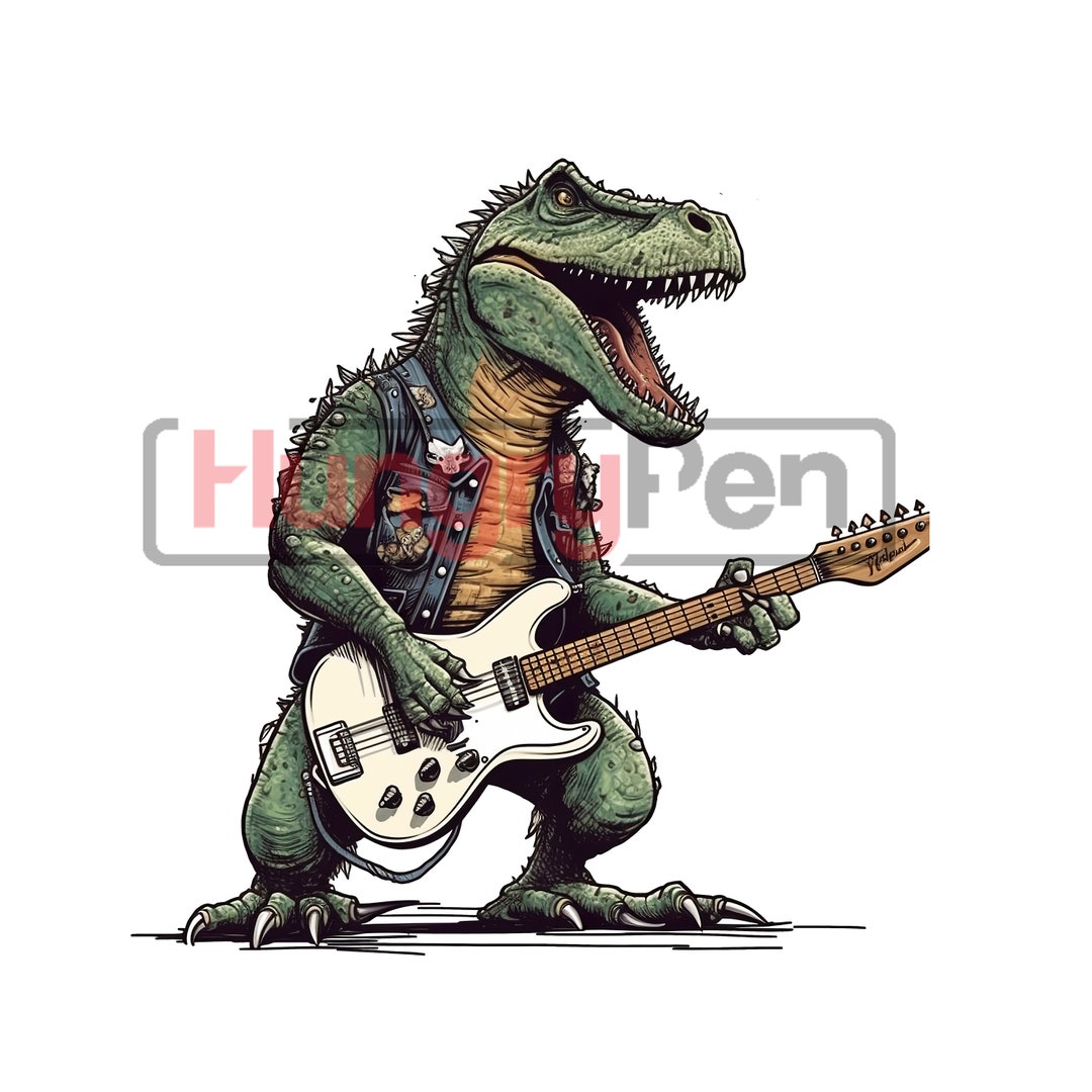 T-rex Dinosaur PNG Printable High Quality Sublimation Design Playing ...