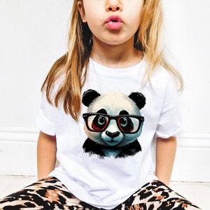 Geek Nerd PANDA PNG Sublimation Design Cute and Funny Nerd PANDA Shirt ...