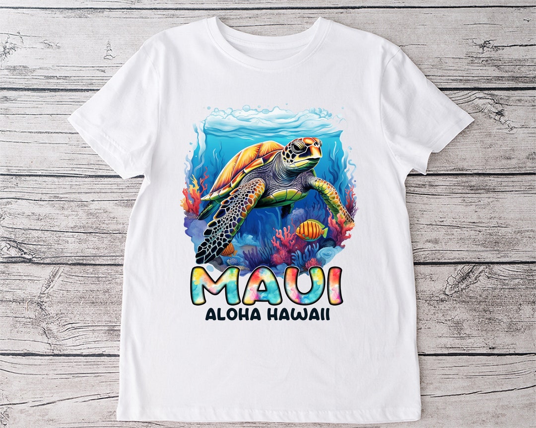 Sublimación PNG hawaiana imprimible Tema hawaiano tortuga marina maui ...