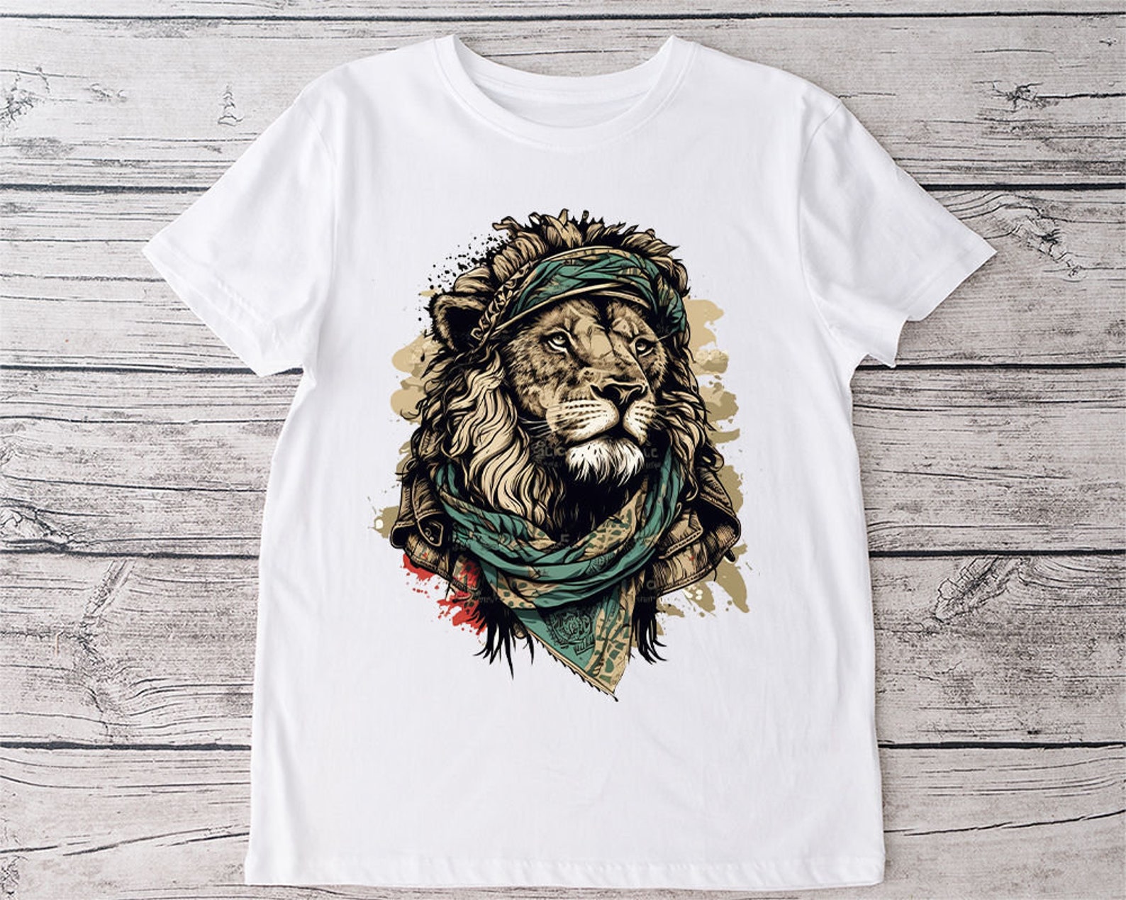 Lion PNG Printable Sublimation Design or Clipart Wearing - Etsy