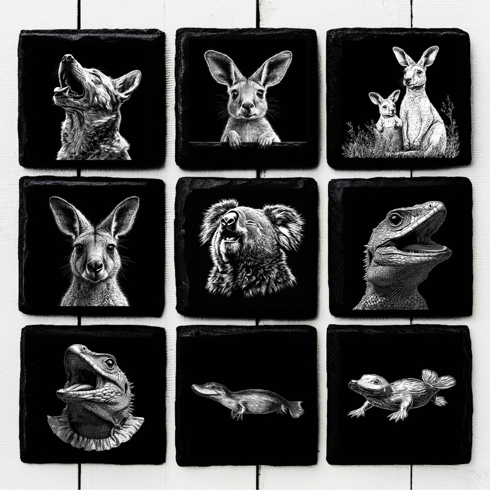 Slate Engraving Files Australian Animal Slate Portrait Series ...