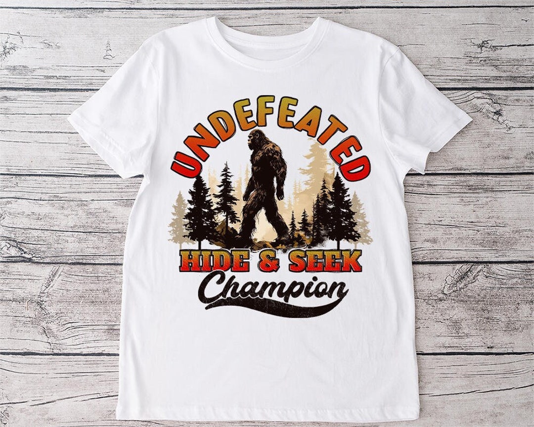 Bigfoot Png Sublimation Printable Cute Undefeated Sasquatch Champion ...