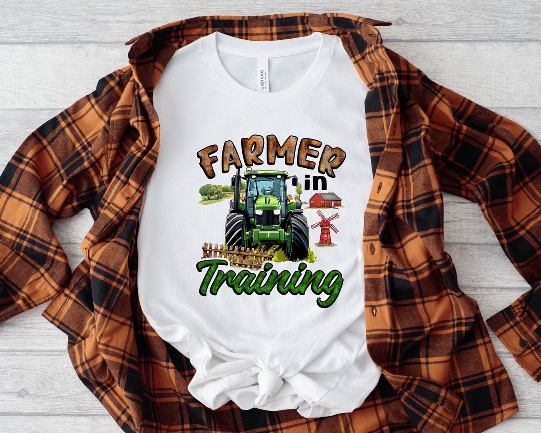 Tractors PNG Sublimation Design Printable Farm Tractor in Training ...