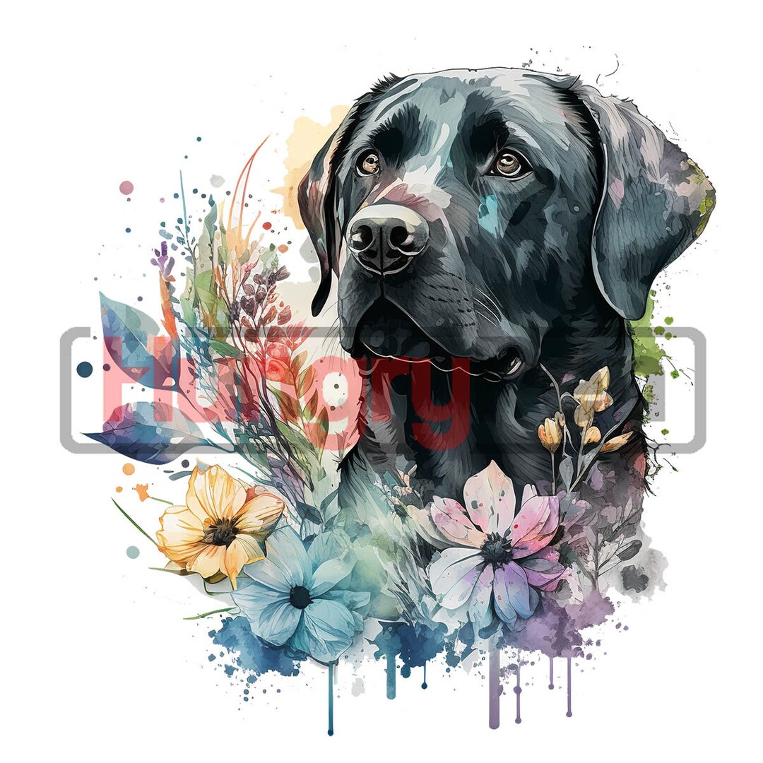 Labrador Retriever PNG Printable Sublimation Design or Clipart ...