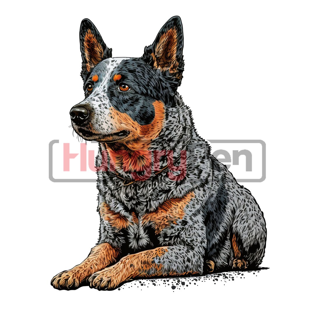 Heeler PNG Printable Sublimation Design or Clipart Cute Pose - Etsy UK