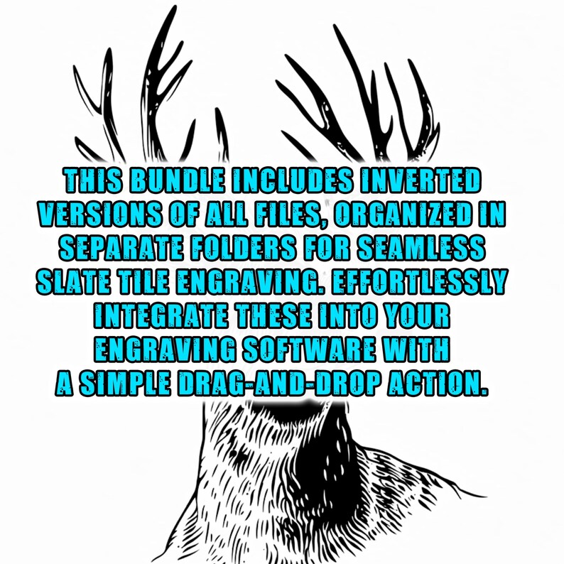 Slate Engraving Files Deer in the Wild Scene Bundle Coaster Files ...