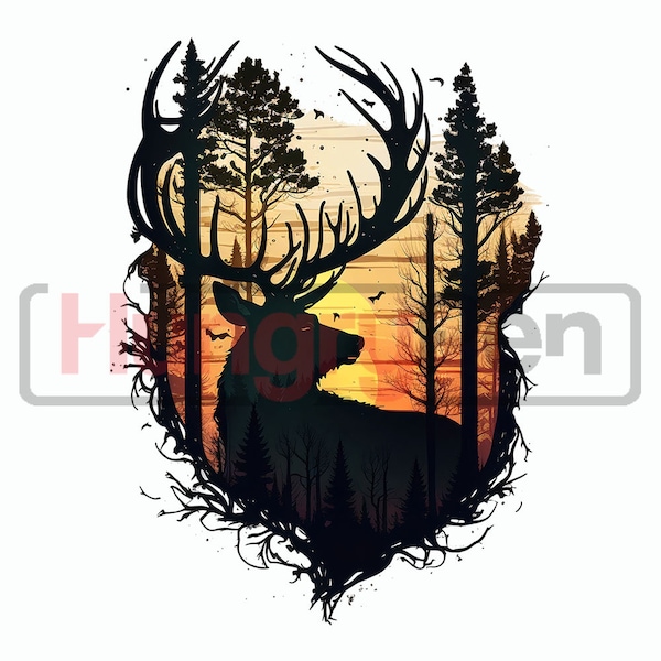 Elk Artwork - Etsy