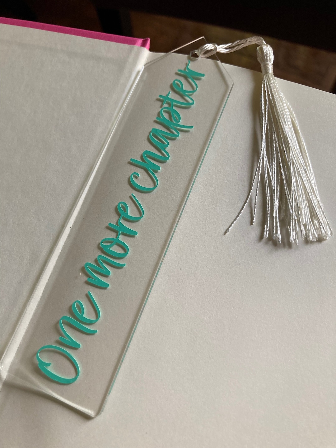 Personalized Acrylic Bookmark With Tassel - Etsy
