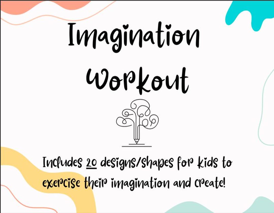 Imagination Workout | Art Activity for Kids - Etsy