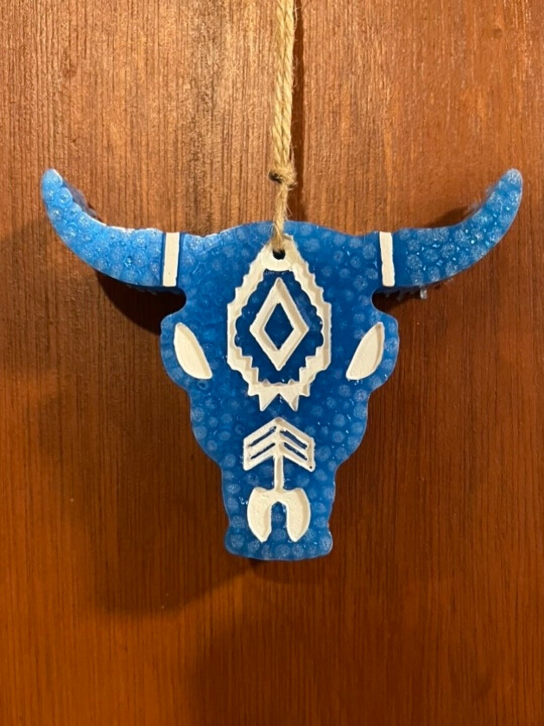 Longhorn Car Freshie, Air Freshener, Bull Skull, Aztec - Etsy