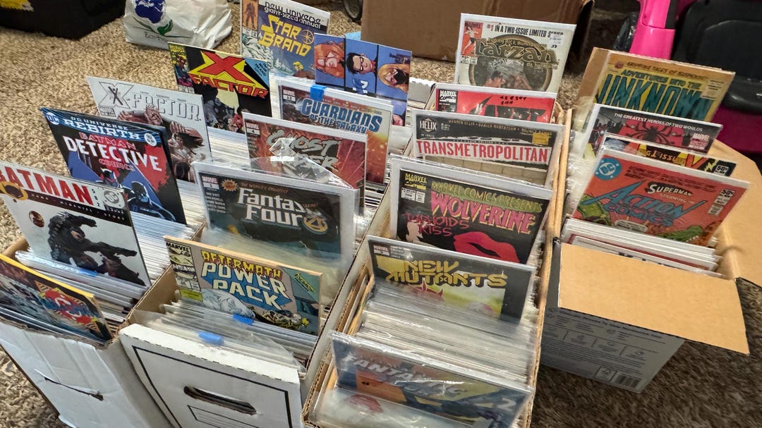 Huge Lot of Comic Books!!, Comic Book Mystery Box, Select Box Lots ...