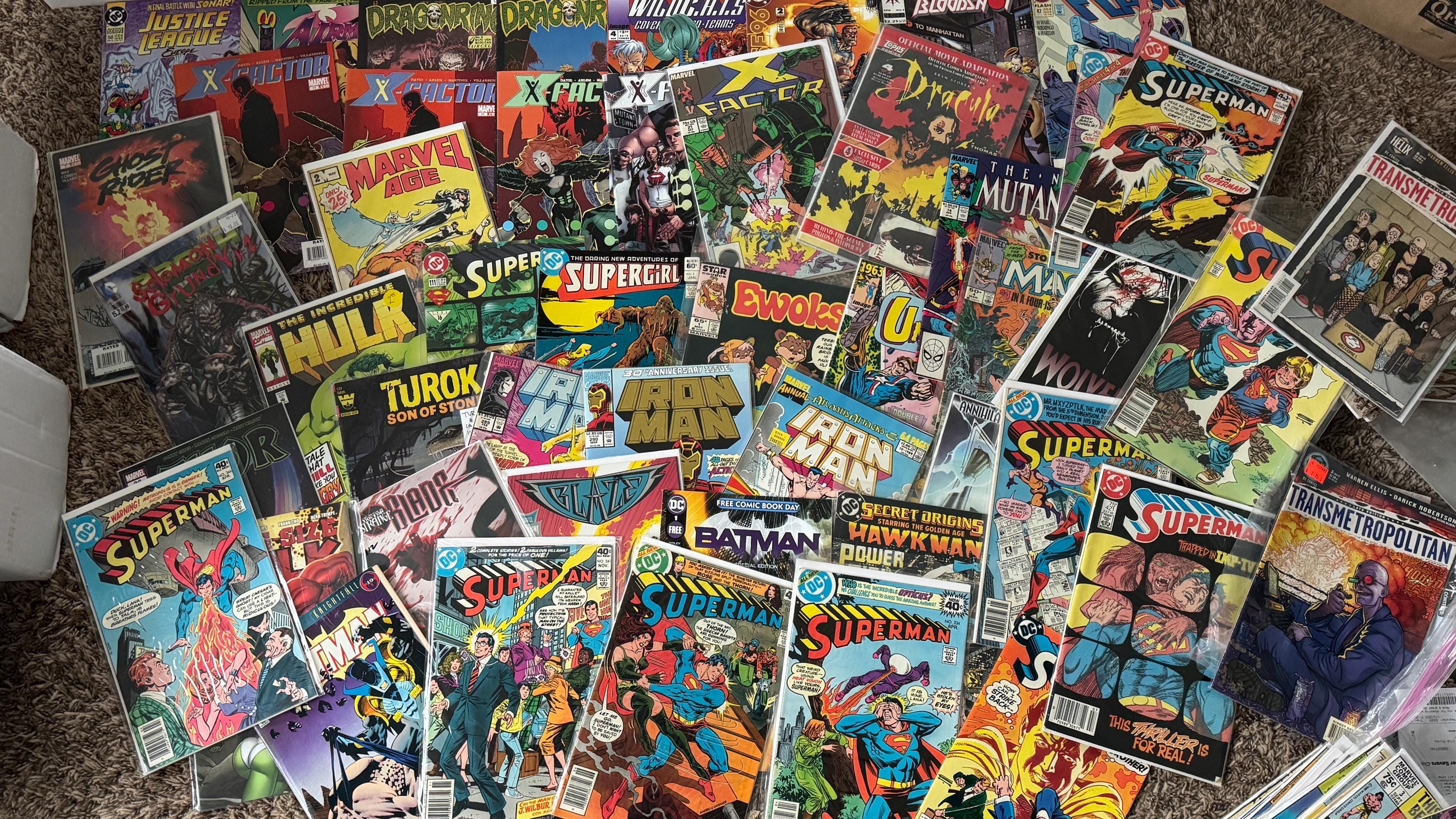 Huge Lot of Comic Books!!, Comic Book Mystery Box, Select Box Lots ...