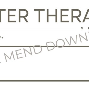 After Therapy Worksheet - Etsy