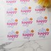 Oh Happy Day Sticker Sheet, Positive Vibes Stickers, Small Business ...