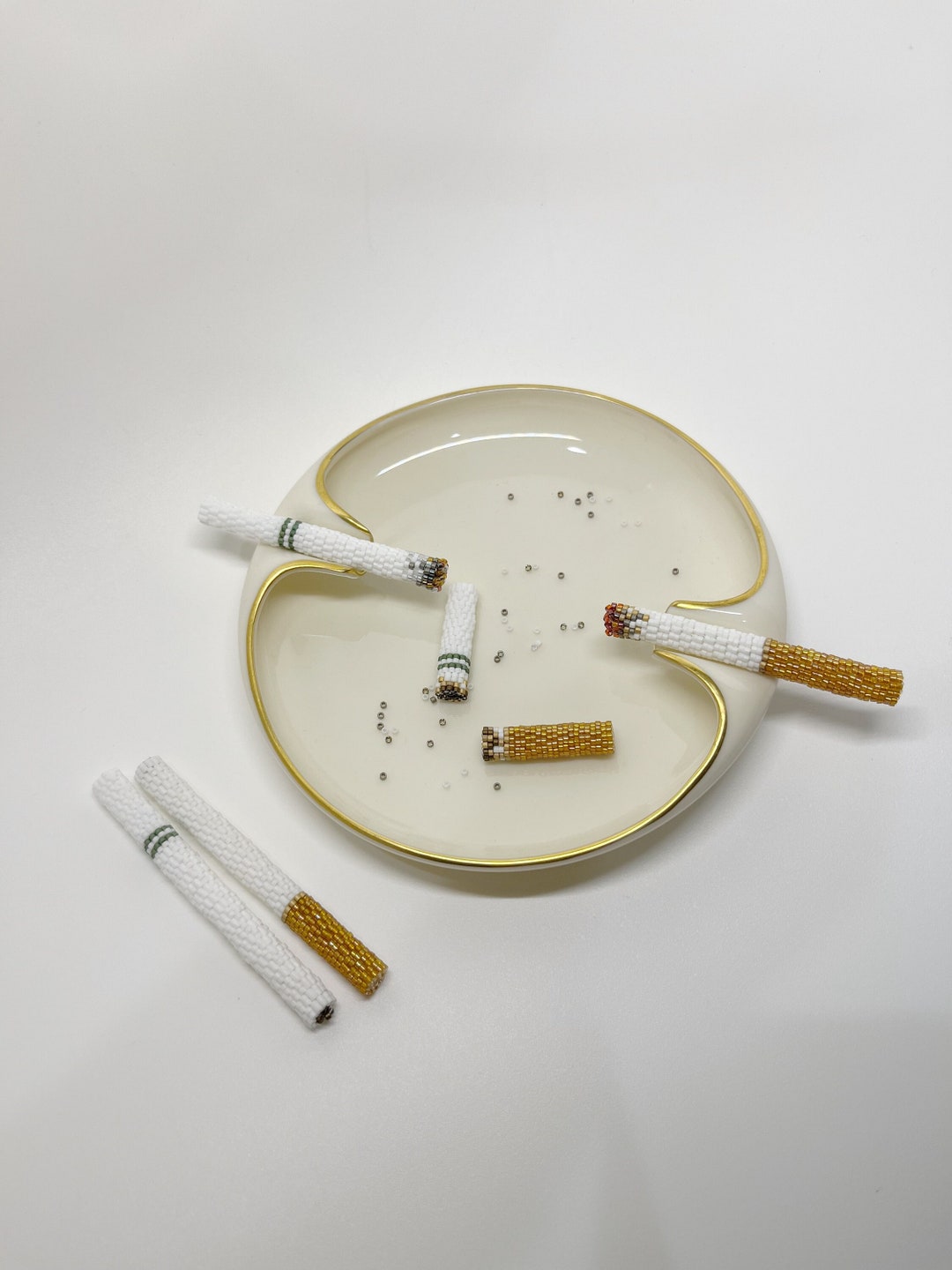 Beaded Cigarettes | Butt, Lit, Unlit, Artwork, Charm, Unique, Quirky ...
