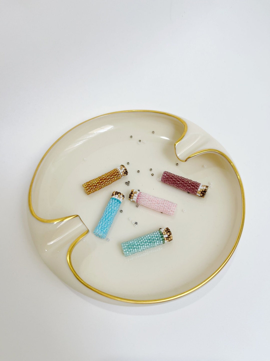 Colorful Beaded Cigarettes Butt, Lit, Unlit, Artwork, Charm, Unique ...
