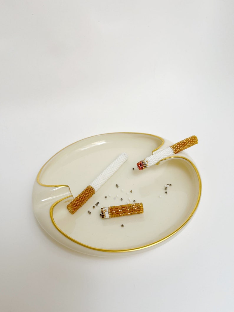 Colorful Beaded Cigarette Set | Artwork, Charm, Unique, Quirky ...