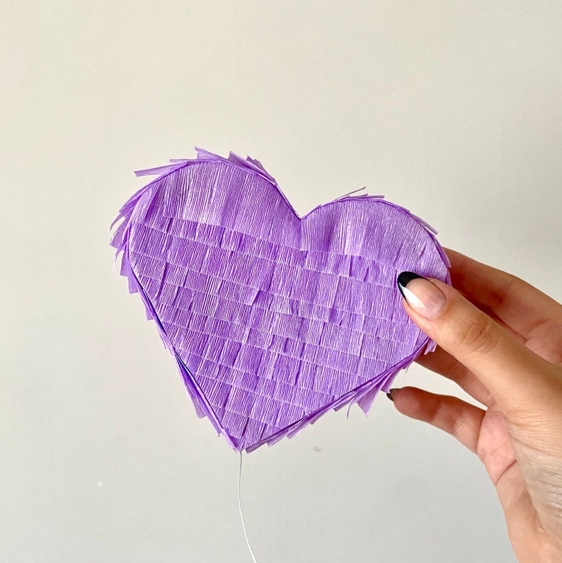 Template - Mini Piñata Heart - Etsy
