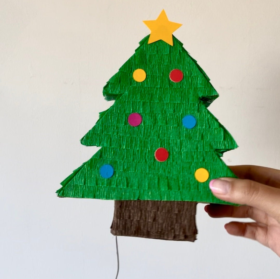 Template Mini Pinata Christmas Tree - Etsy
