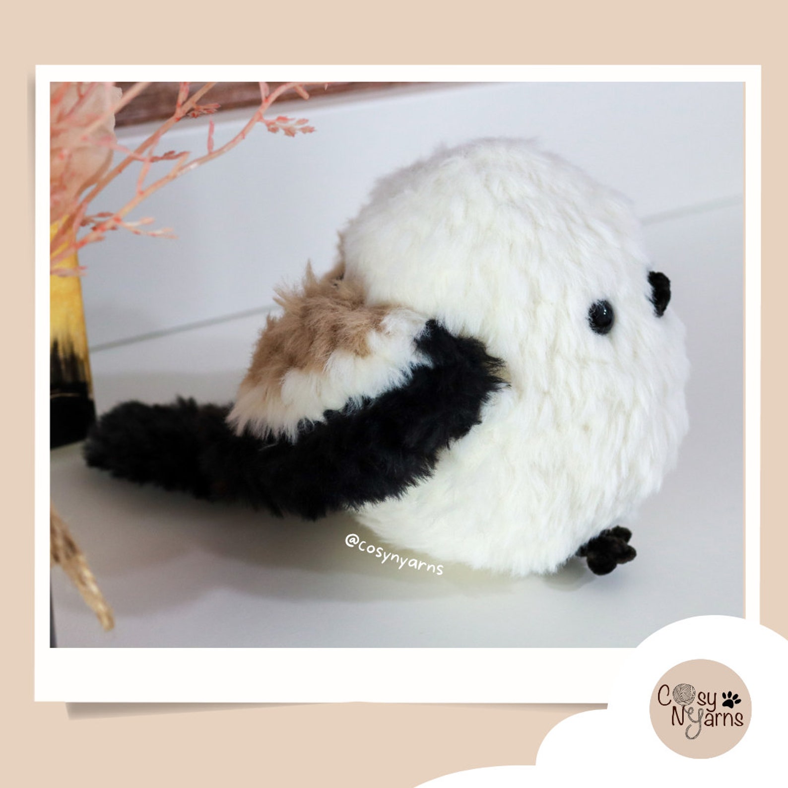 Amigurumi Pattern (PDF) - Shima-chan (shima Enaga, Super Bulky Crochet Pattern, Japanese Bird ...