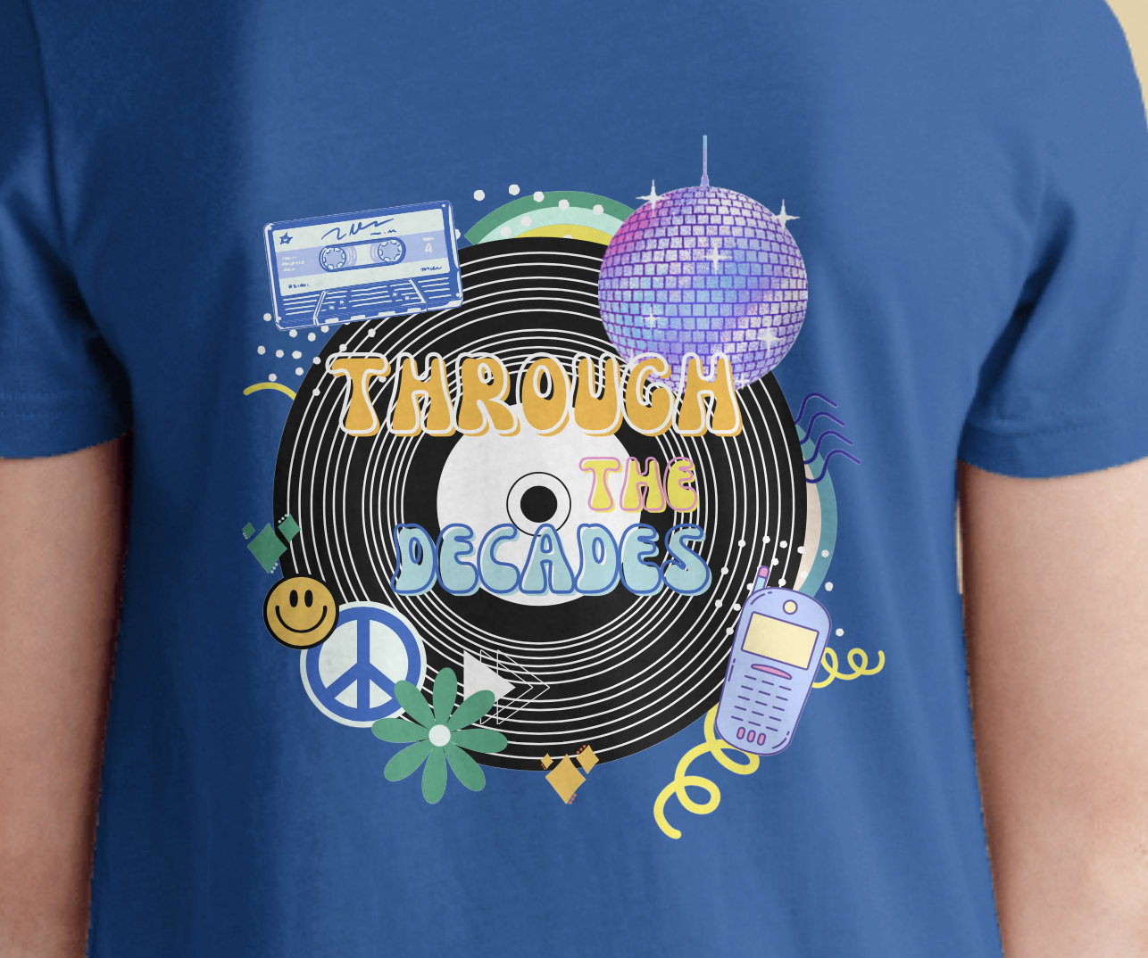 THROUGH THE DECADES Jpg. Shirt Design - Etsy