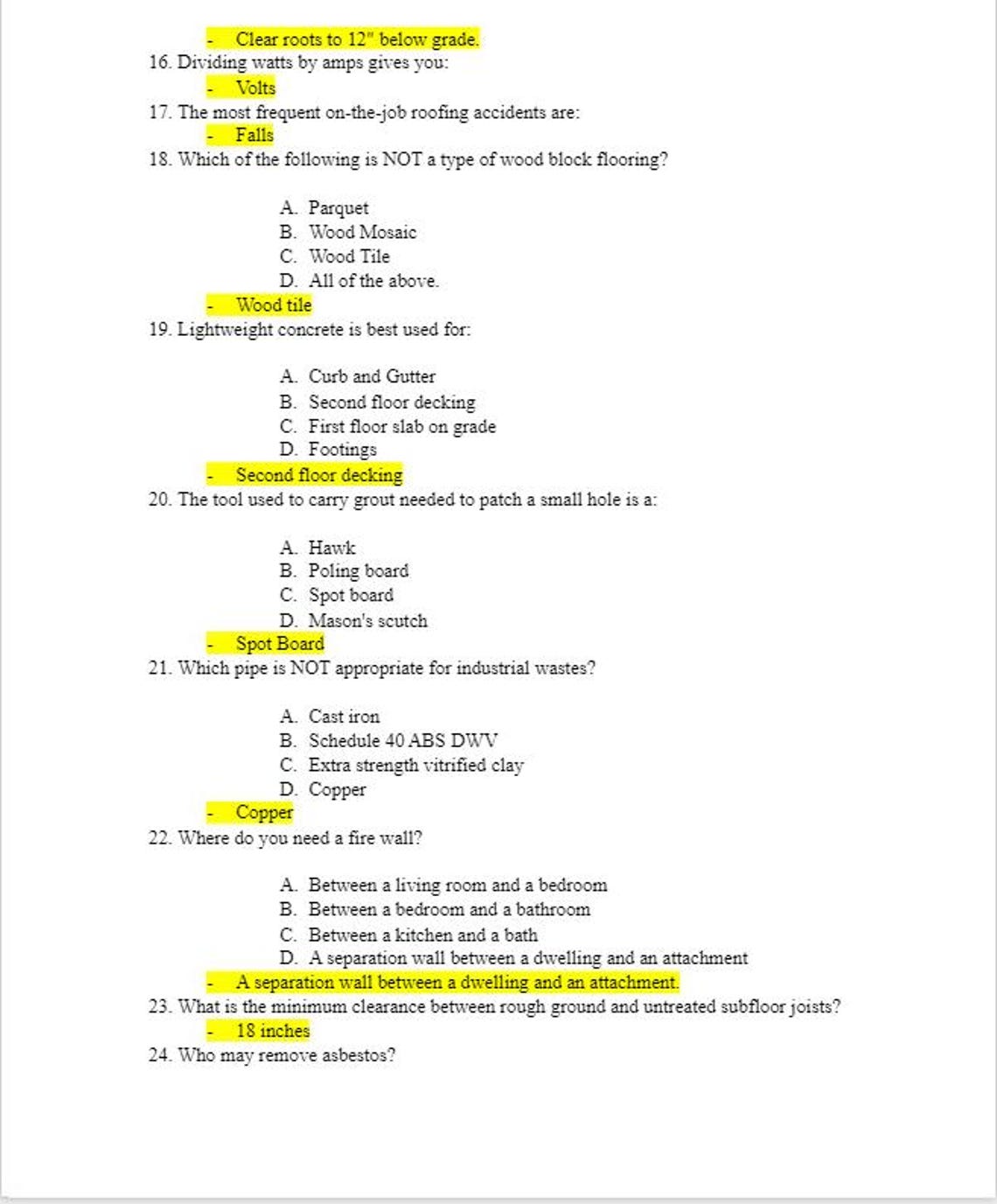 CSLB B Exam Contractors State License Board Updated Fall 2025/2026. - Etsy