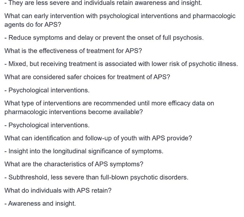 Kaplan and Sadock's Synopsis of Psychiatry: Early Onset Schizophrenia ...